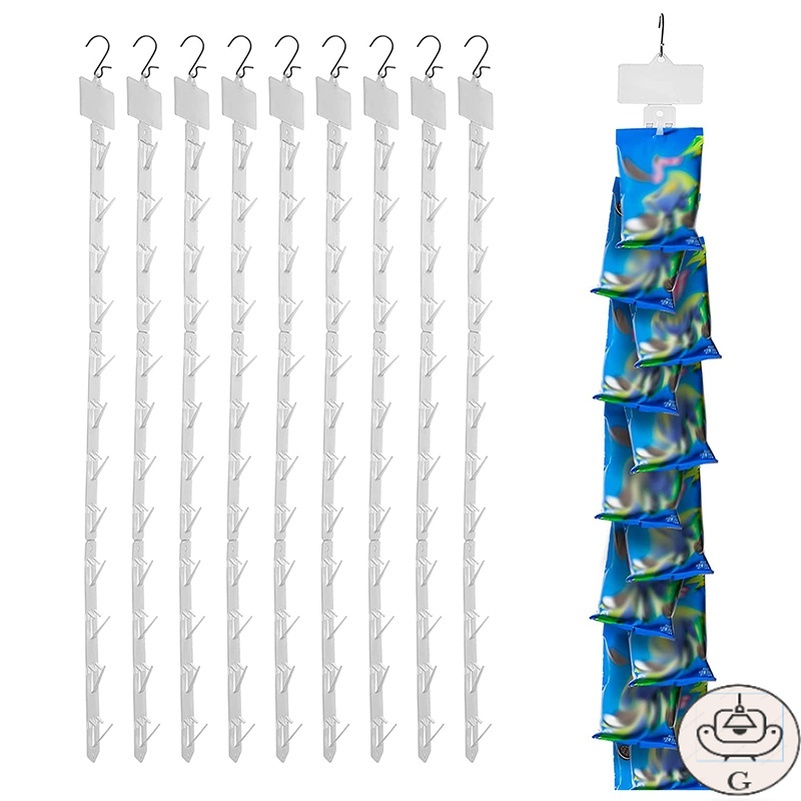 GS Plastic Supermarket Shelf Hanger Pvc Snack Display Hanging Strips ...