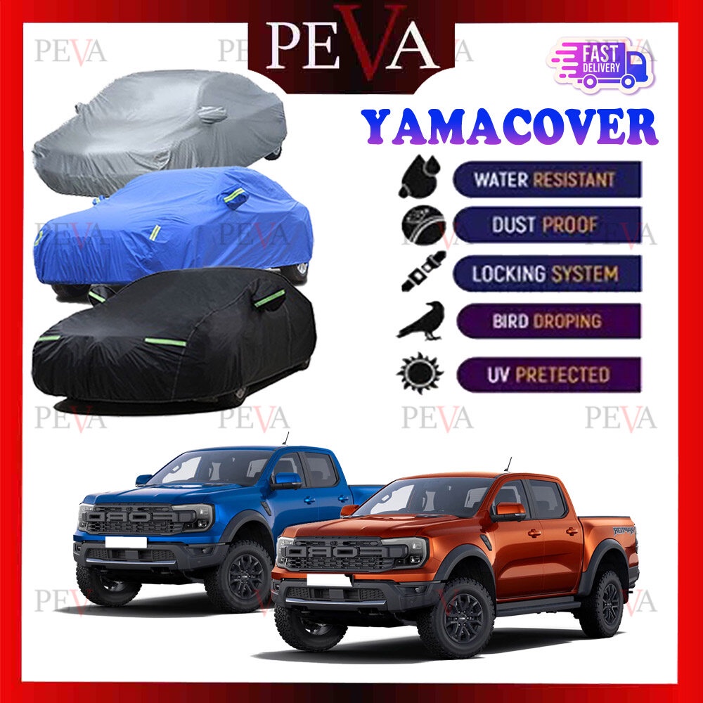 Ford Ranger Raptor New YAMACOVER 3 Color Car Cover Full Protection ...