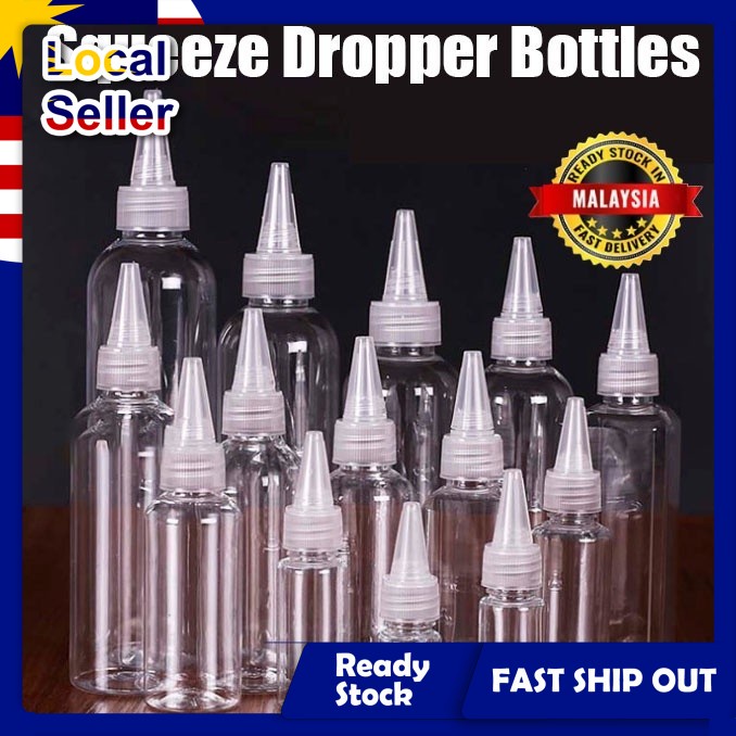 Plastic Squeeze Dropper Bottles Ink Glue Empty Container Organizer ...