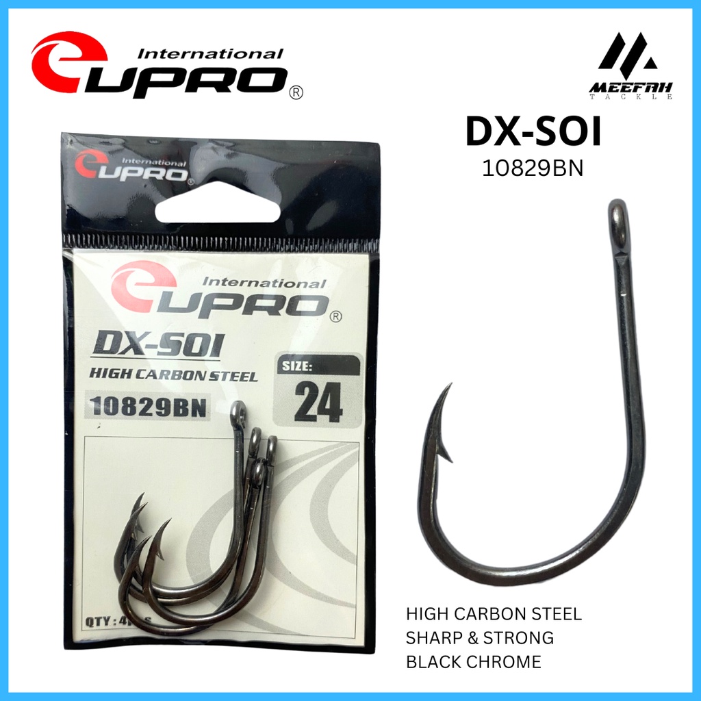 EUPRO DX-SOI High Carbon Steel ( 10829BN ) - Fishing Hook Mata Kail ...