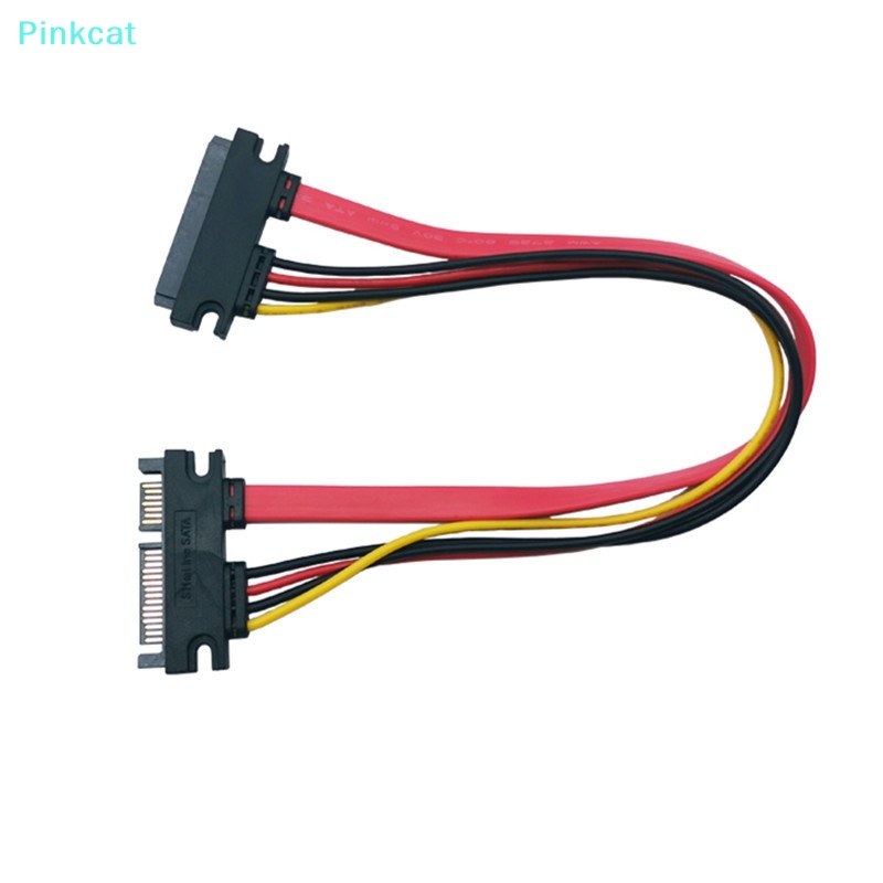 Pinkcat Sata 22 Pin Male To Female Sata Extension Cable SATA 22 Pin ...