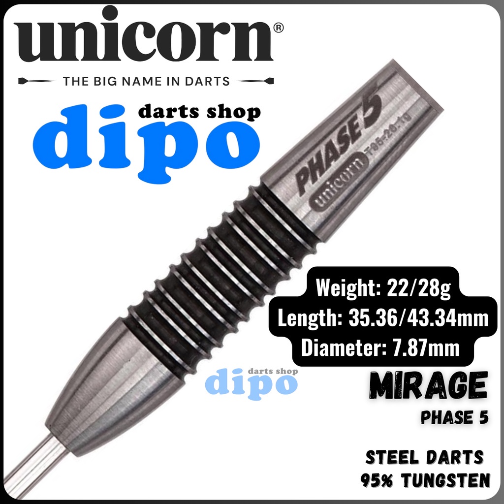 UNICORN Mirage Phase 5 (Phil Taylor Model) - UNICORN Steel Darts ...
