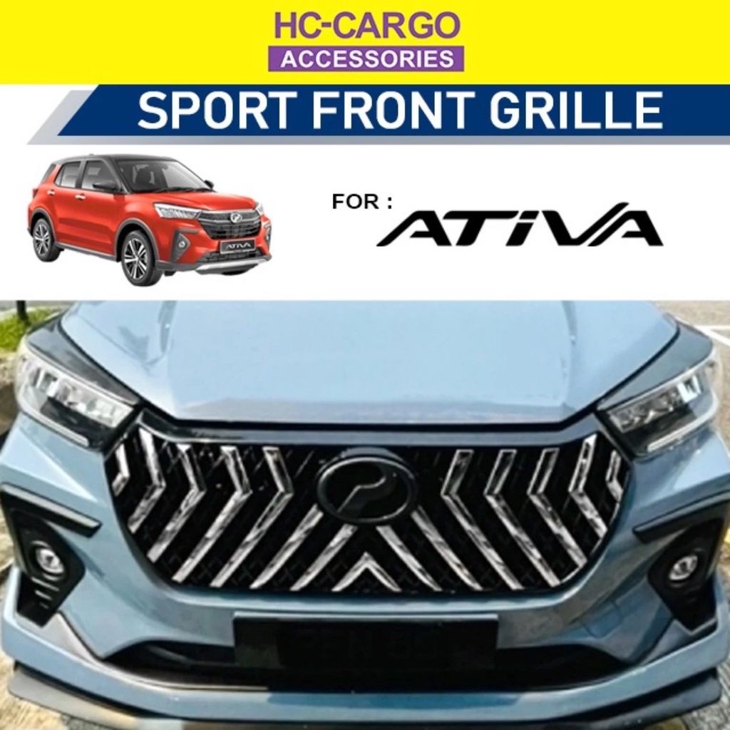 Hc Cargo Perodua Ativa D55L Front Grill Lexus Design ABS Chrome Plating ...