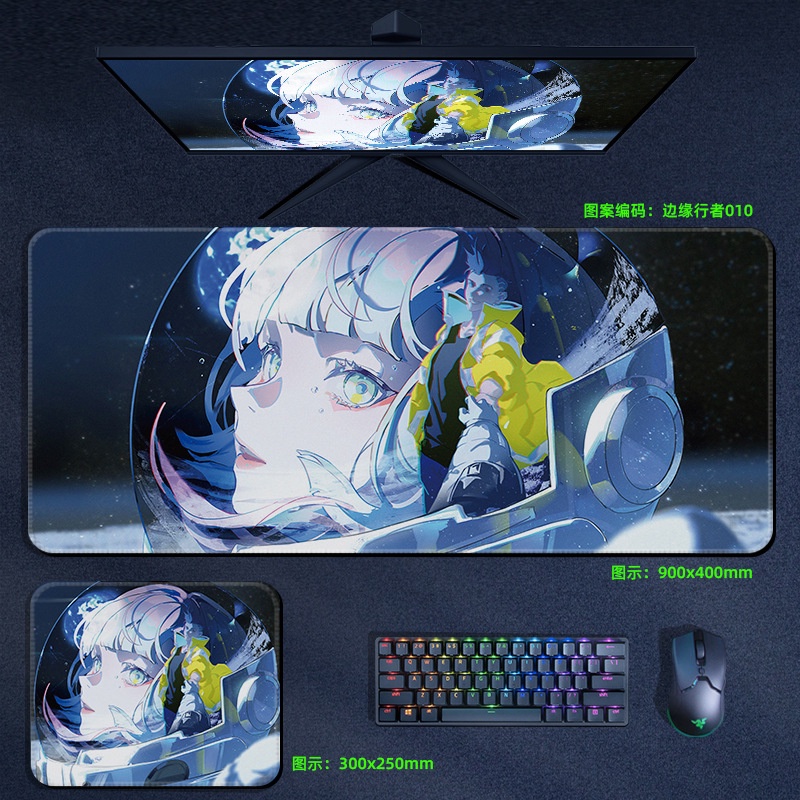 Cyberpunk Edgerunners Mouse Pads Lucy David Rebecca Mousepad Computer ...