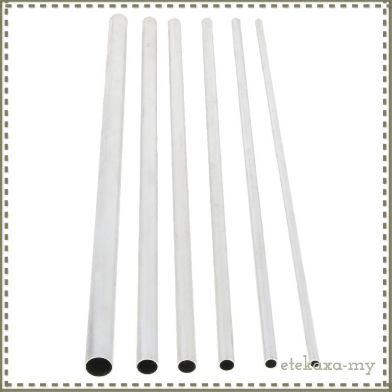 [EtekaxaMY] 50cm X 6063 Aluminium Alloy Round Tube Pole Hollow Shaft OD ...