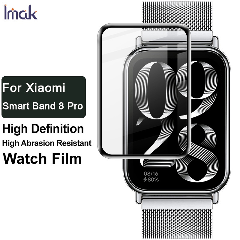 Original Imak Xiaomi Smart Band 8 Pro Screen Protector Full Cover Glue ...