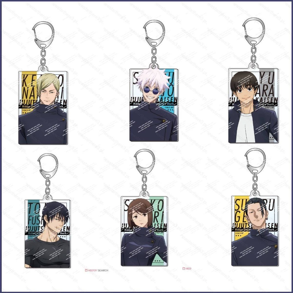 YE Jujutsu Kaisen Keychain Anime Keyring Gojo Satoru Suguru Getou ...