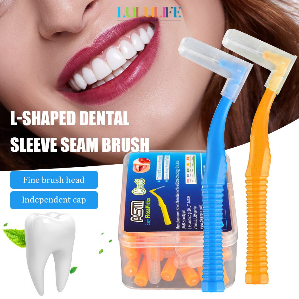 Cleanpik Asm Toothbrush 20 L-shape Push-pull Interdental Brush ...