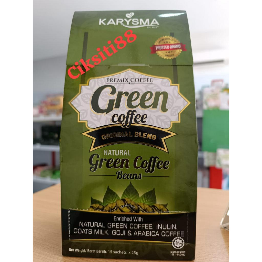 Karysma Green Coffee plus Marine Collahen 100% Ori (15sachet x 25g ...