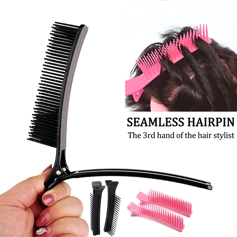 2PCS Grip Clips for Hair Sectioning, Styling Hair Parting Combs Clips ...