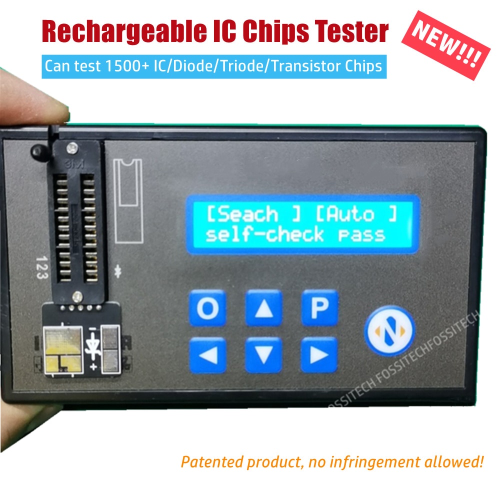 NEW! Handheld Rechargeable LED Integrated Circuit Tester Transistor ...
