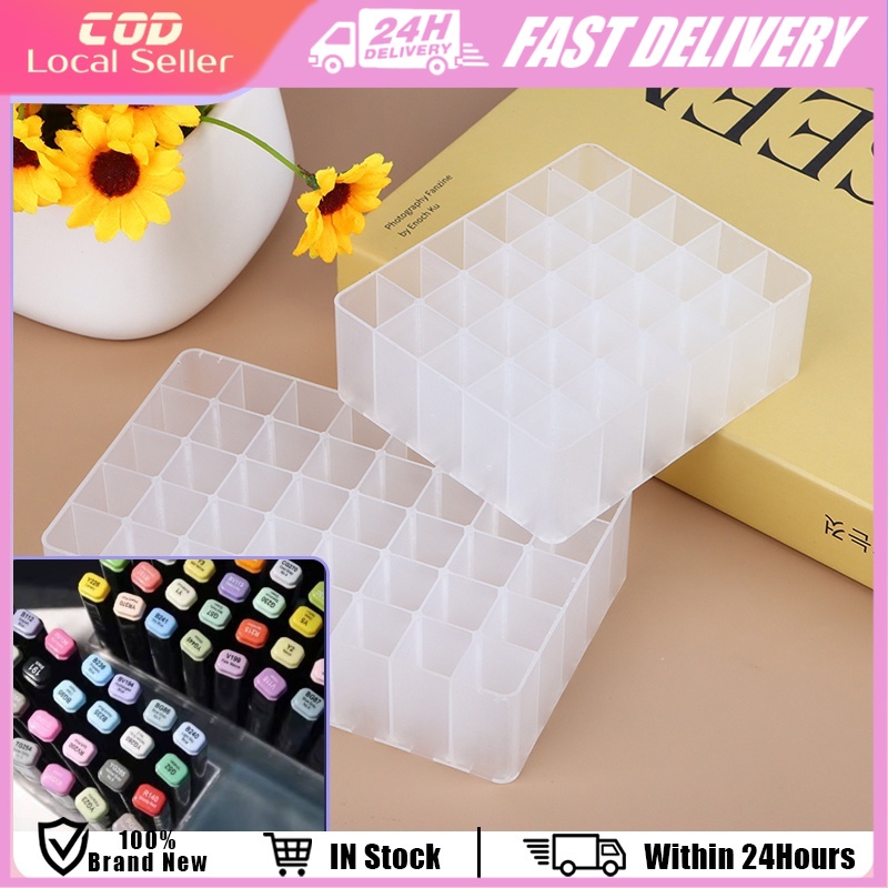 30/48/80 Slots Marker Pen Holder Base Stand Storage Brush Pencil Rack ...