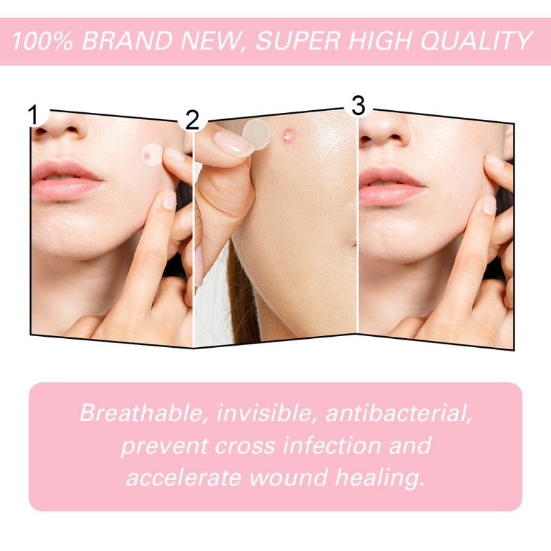Invisible Transparent Acne Patch / Breathable Face Spot Stickers ...