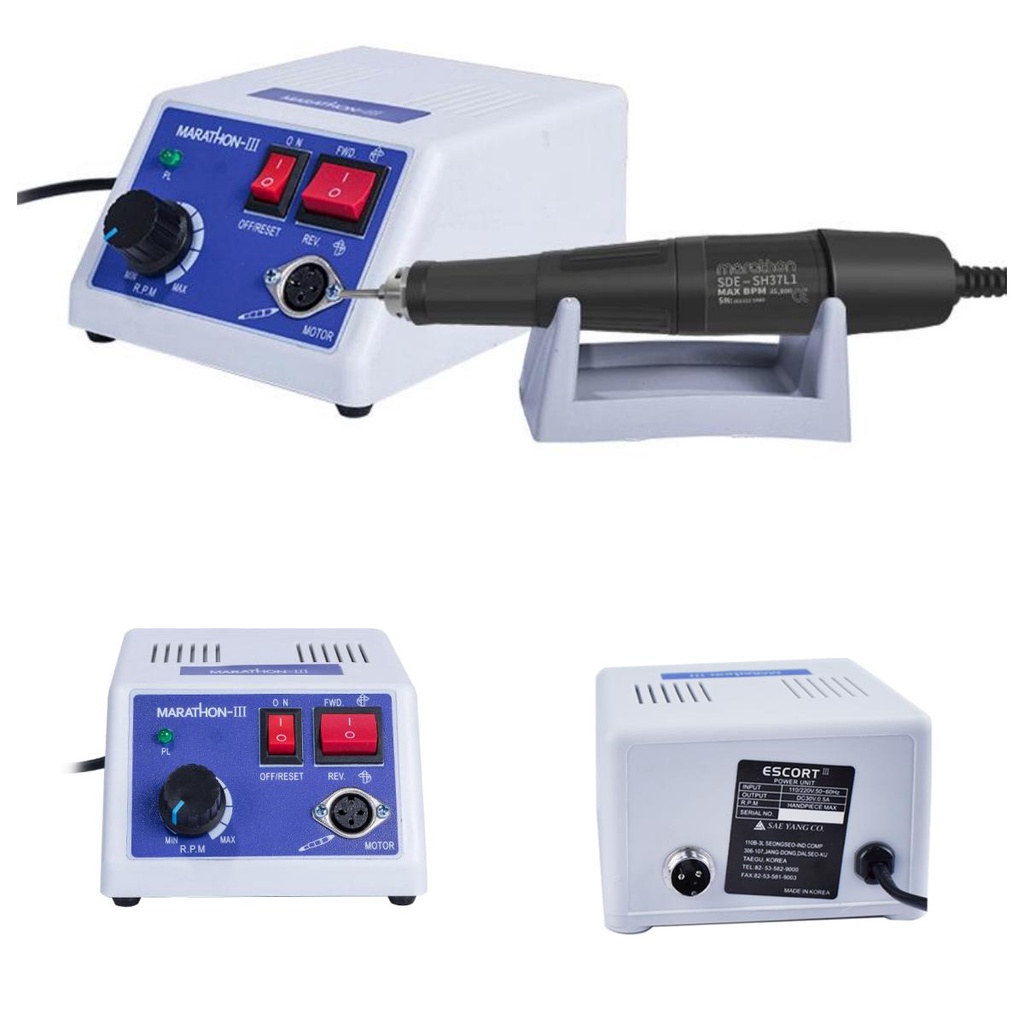 Dental Lab Electric SMT Marathon Motor Micromotor Machine N3 + 35K RPM ...