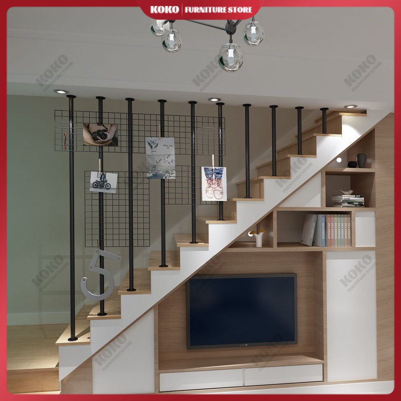 Staircase handrail indoor entrance partition protection railing ...