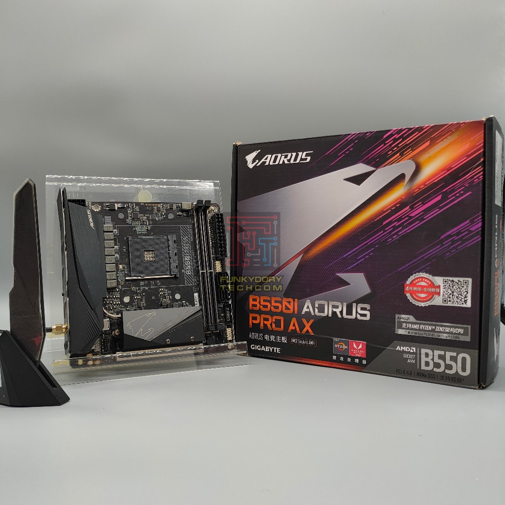 Gigabyte B550I AORUS PRO AX Mini ITX AM4 Motherboard | Shopee Malaysia