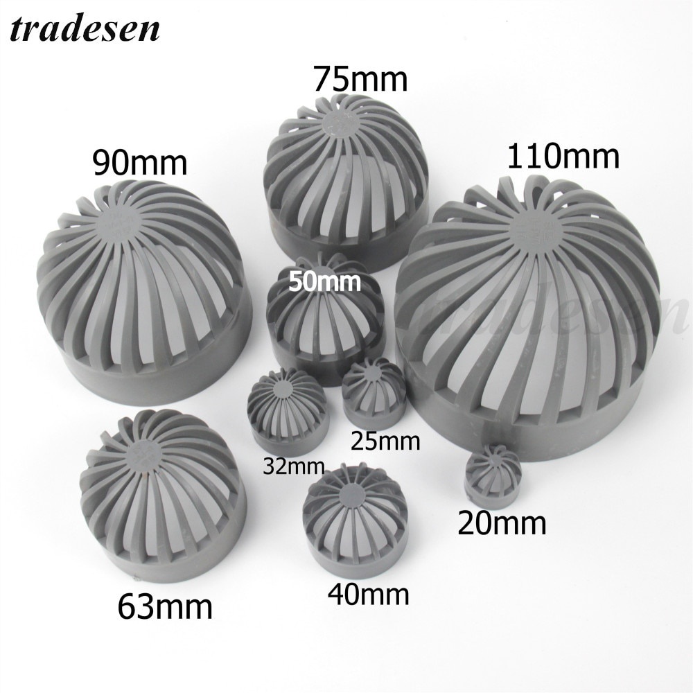 1pcs 20-110mm PVC blue breathable cap aquarium tank permeable screen ...