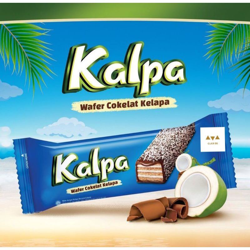 Kalpa Wafer Coklat Kelapa 1 Box Isi 12 Pcs | Shopee Malaysia