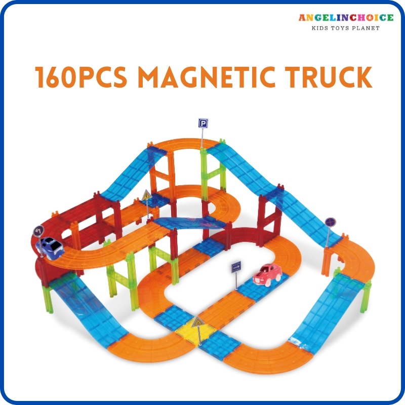 AC 160pcs Magnetic Race Car Track | Shopee Malaysia