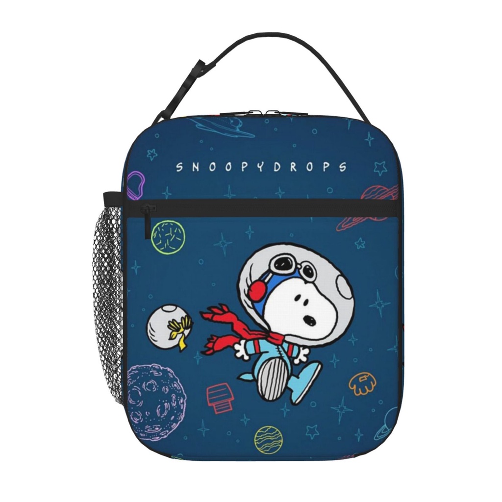 Snoopy Insulated Lunch Bag Portable Lunch Handbag Student Lunch Bag ...