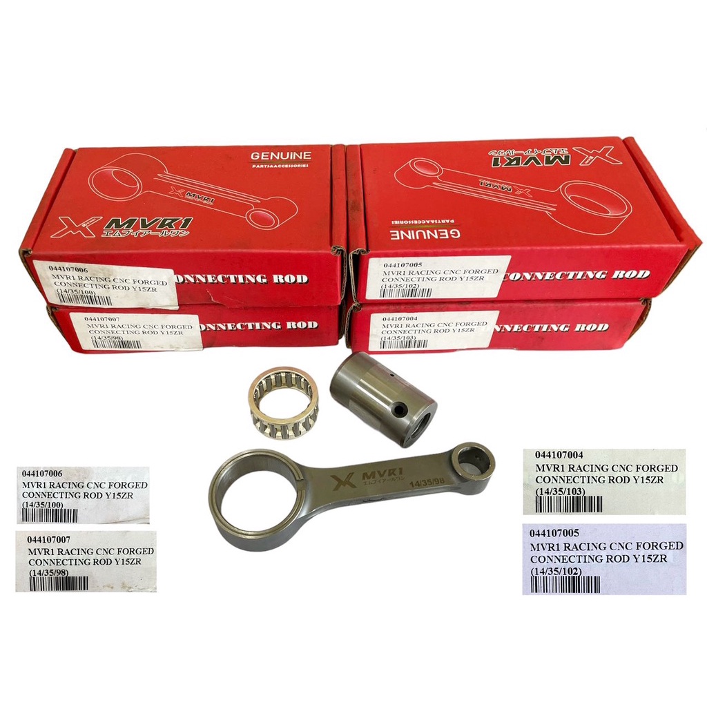 MVR1 CNC FORGED Y15ZR Y15 Y Suku Connecting Con Rod Conrod Kit Racing ...
