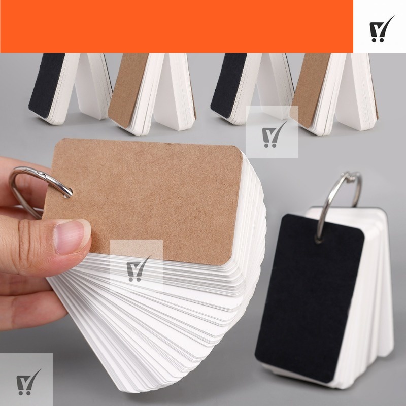CENTER`White Paper Notepads With Binder Binding Ring/ Portable Blank ...