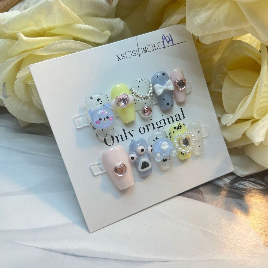 Pure Handmade Cartoon Cute Wearable Armor Hand-Pinched Claw Bear Haha ...