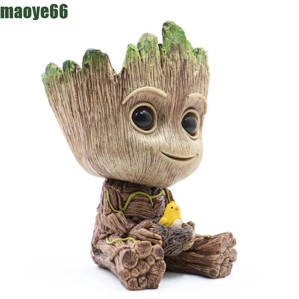 MAOYE Groot Action Figure Figure Toys Sitting 6CM Mini Groot Marvel ...