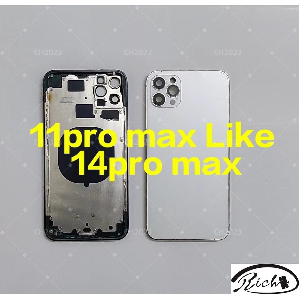 DIY back for iPhone 11pro max to 14pro max Back Middle Frame ...