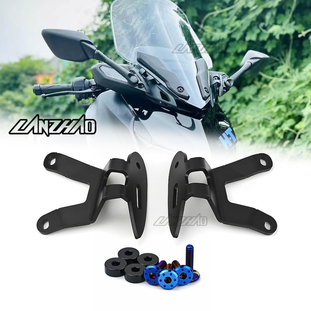 For YAMAHA XMAX 300 v2 2023 2024 Windshield Mirror Bracket Mirror ...