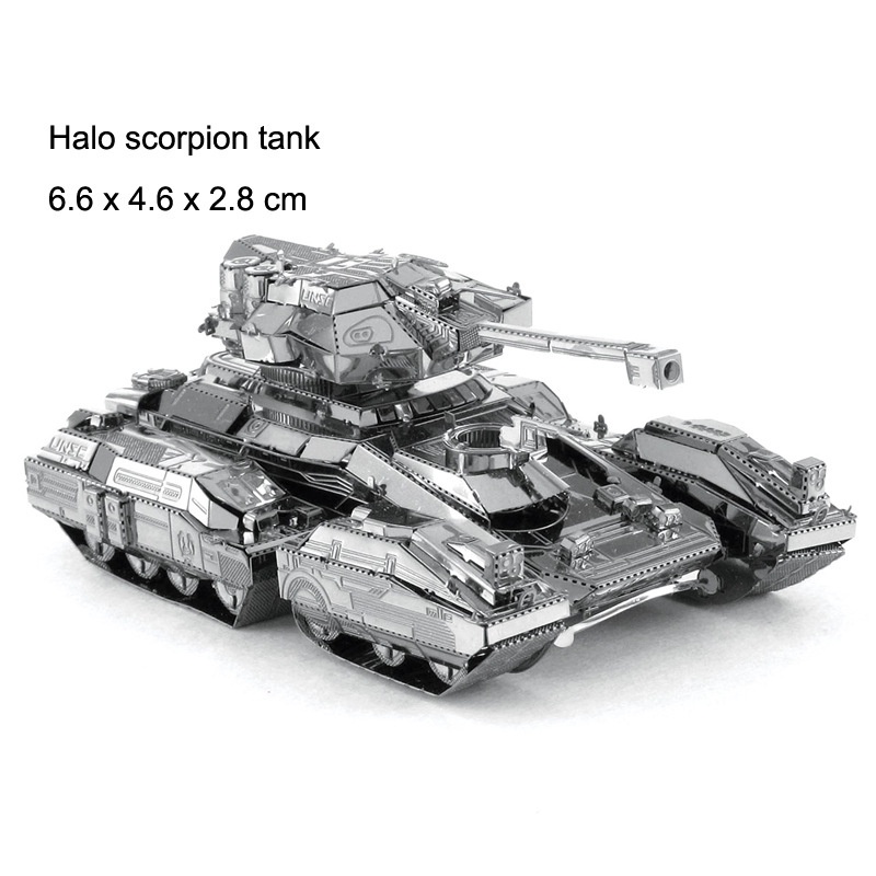 3D Metal Puzzles T34 Tank Tiger Tank Sherman Tank JS2 Tank DIY Manual ...