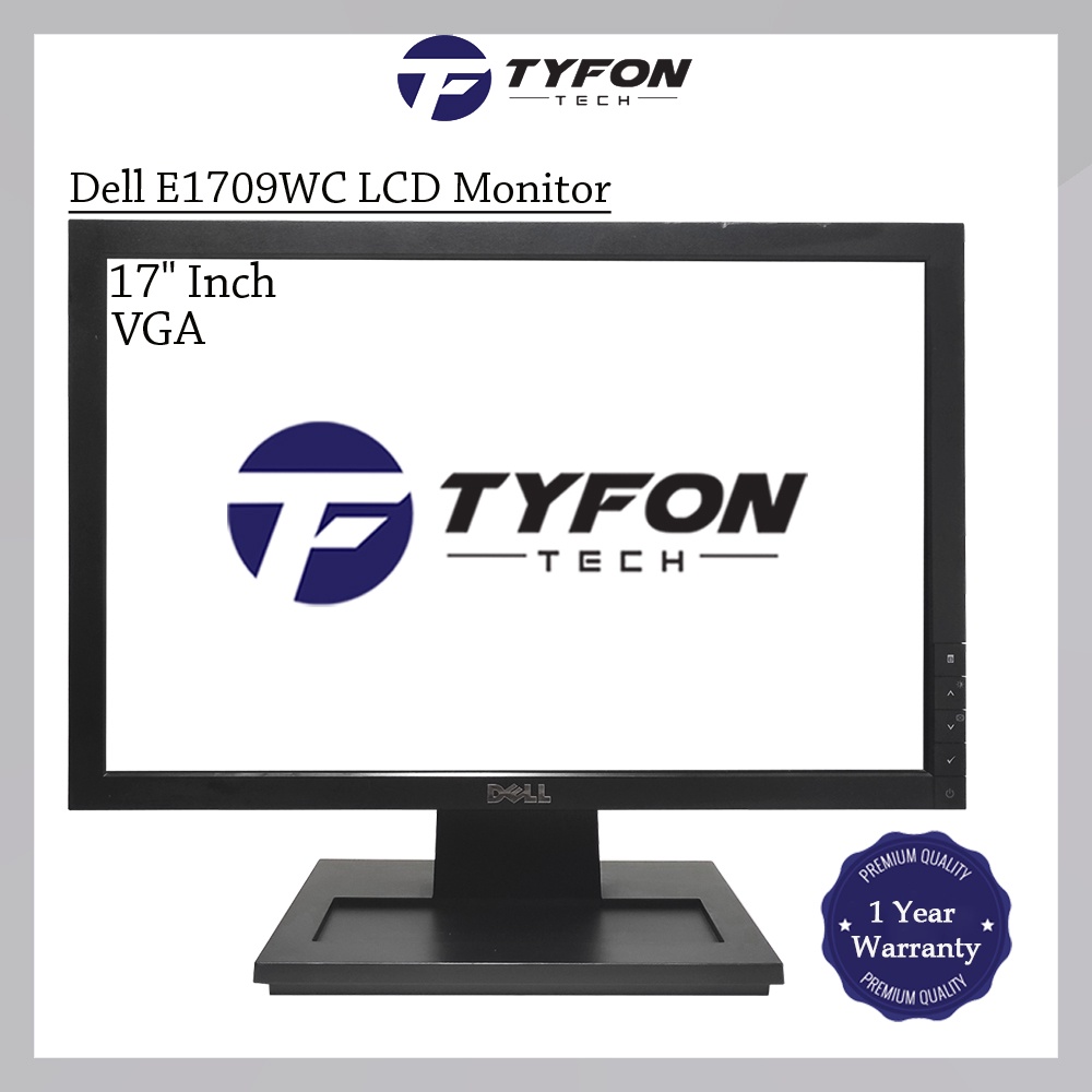 Dell 17" Inch Widescreen LCD Monitor E1709WC (Refurbished) | Shopee Malaysia