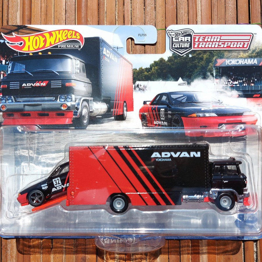 Hotwheels TEAM TRANSPORT LANCIA RALLY 037 EURO HAULER GULF 65 MERCURY ...