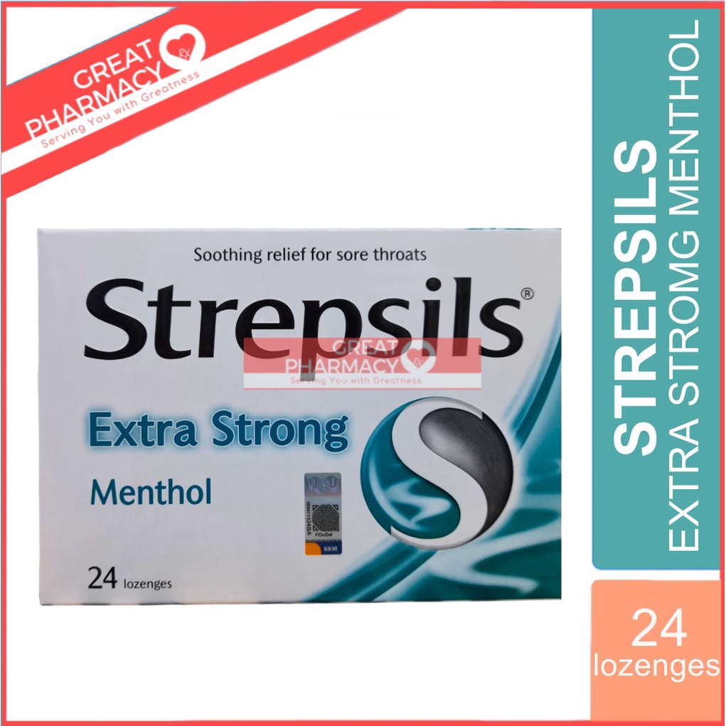 Strepsils Extra Strong Menthol Lozenge 24's | Shopee Malaysia