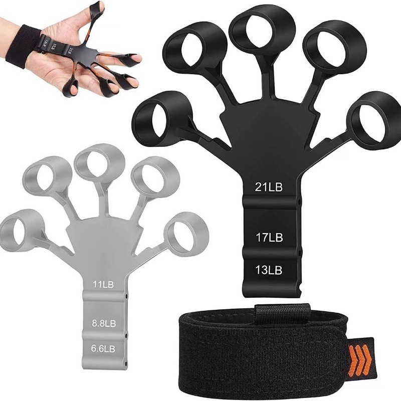 Fitness 13-21 LB Finger Intensifier Grip Strength Device Finger ...