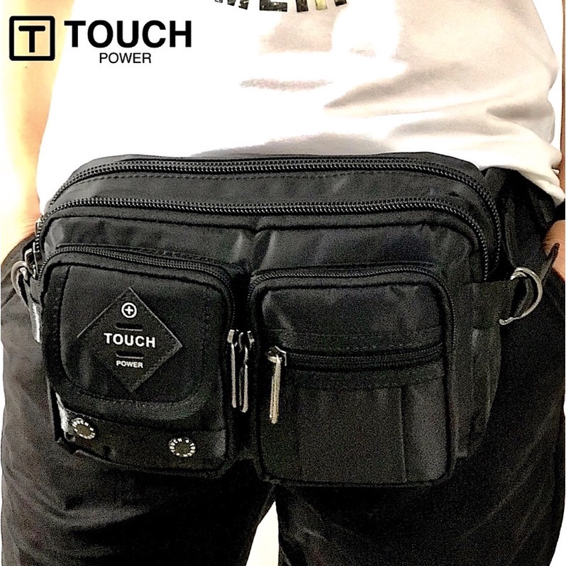 Tough Warrior Multi Compartmens Men Waist Bag Chest Bag Pouch Bag Nylon ...