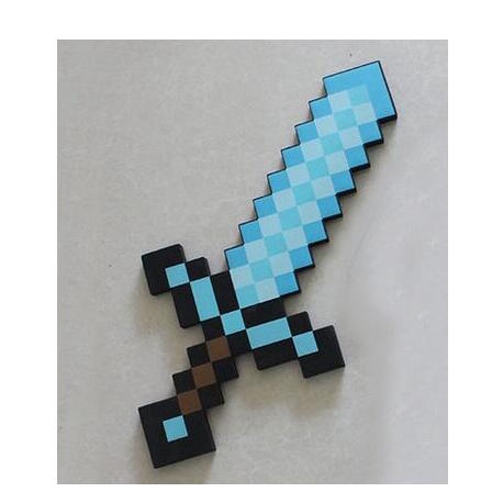Game Minecraft Eva Foam Steve Creeper Mosaic Diamond Pick Axes Hamaxe ...