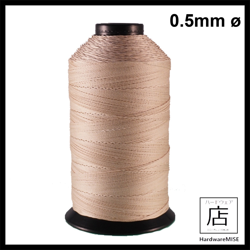 PTFE Coated Silica Thread 0.5mm Golden Brown Heat Resistant Fiberglass ...