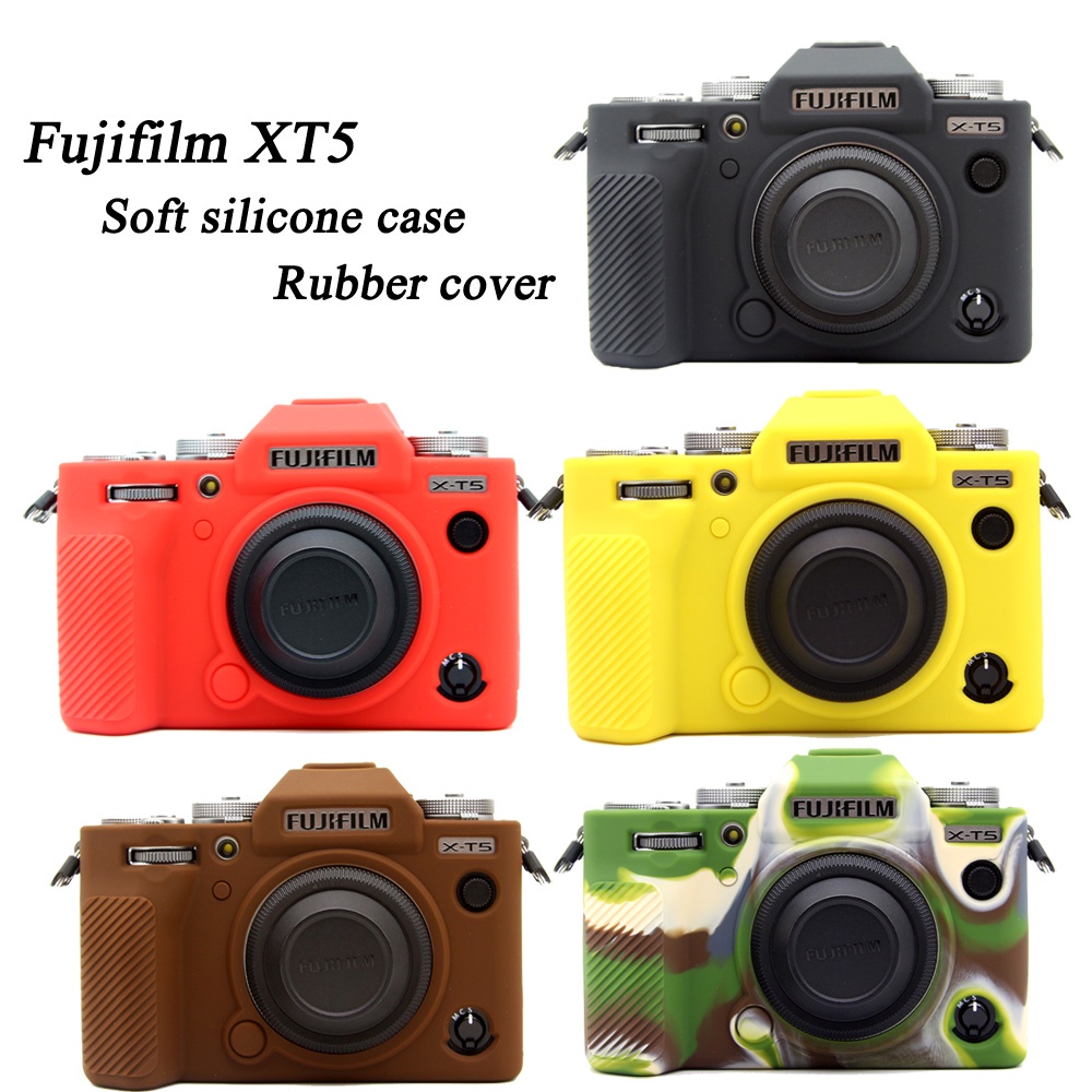 Fuji XT5 Silicone Camera Case Body Rubber Cover For Fujifilm XT5 ...