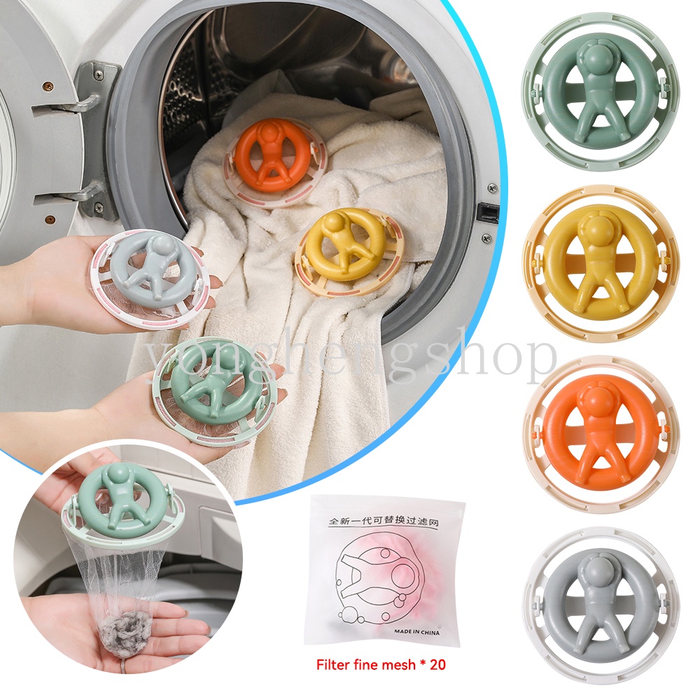 Washing Machine Floating Filter Mesh Bag Anti-tangle Laundry Ball ...