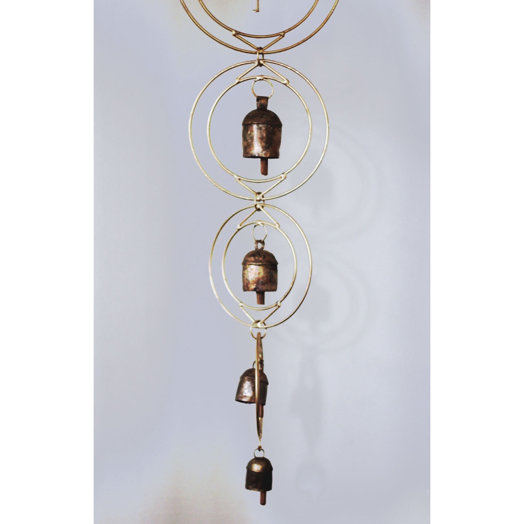 Meraki Wind Chimes (Big To Small Bell Of 5 Double Circle) | Shopee Malaysia