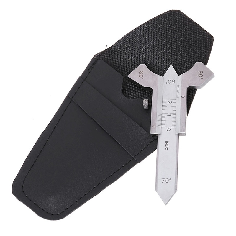 PCF* 0-20mm Weld Gauge Welding Seam Gauge Weld Inspection Gauge Caliper 60 70 80 90 Degree Angle ...