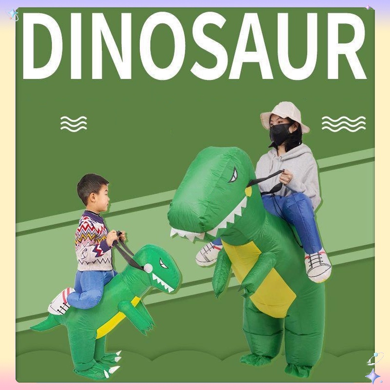 【COD】Dinosaur Costume Child Adult Cosplay Clothing Party Inflatable ...