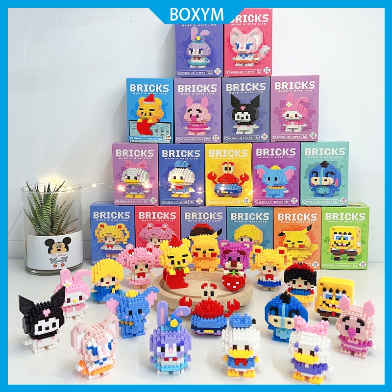 Lty Nano Block Cartoon Character Model Toy Blocks Educational Children ...