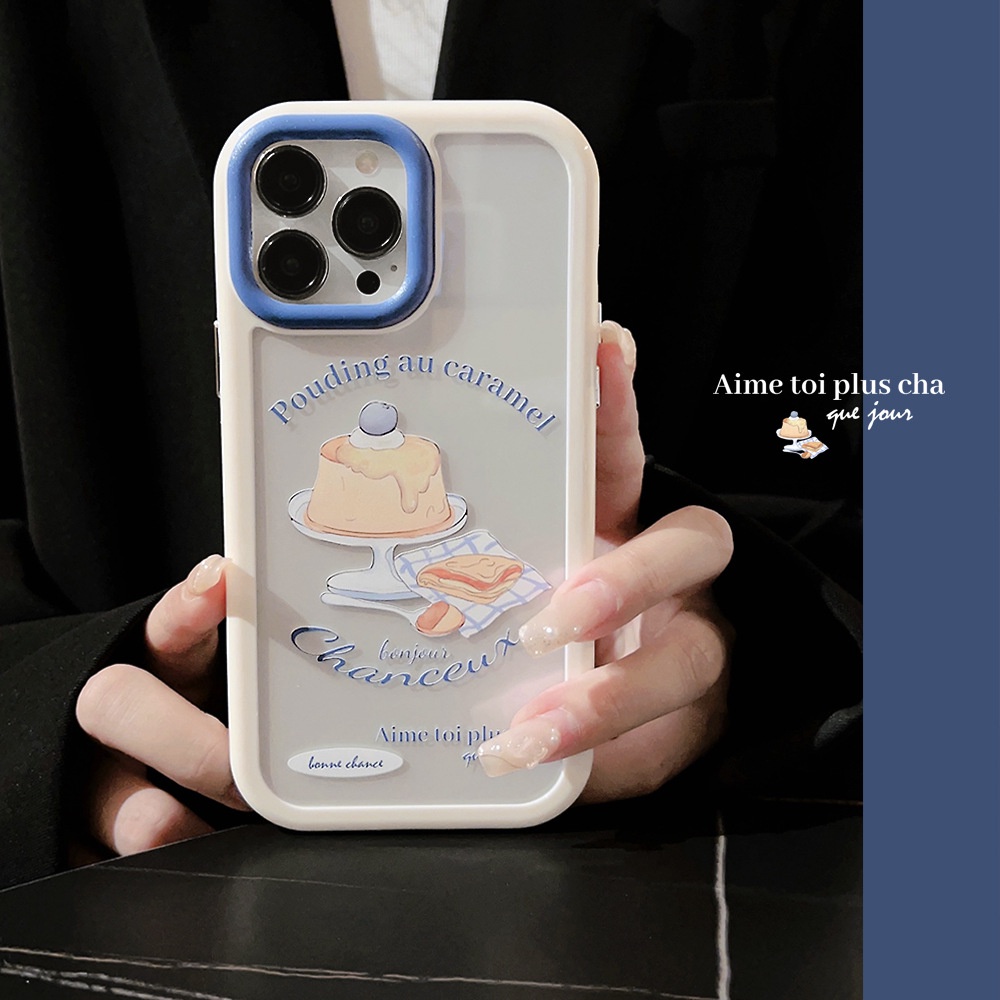 ins dessert cake shell Fall-proof phone case tpu silicone for apple ...