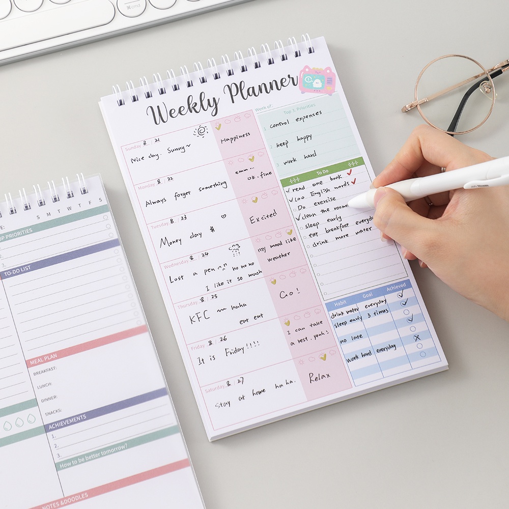 Imoda 1pc 2024 Planner Management Notebook Daily Weekly Planner to Do ...