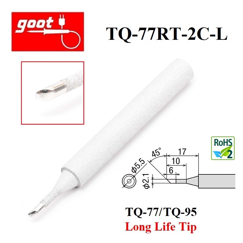 GOOT TQ-77RT-2C-L Replacement Tips for TQ-77 / TQ-95 (Japan) | Shopee ...
