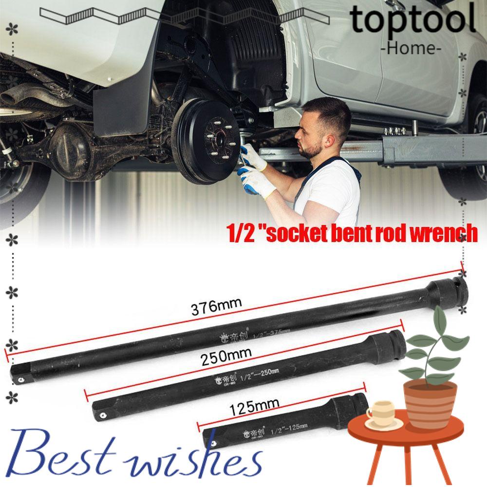 TOPTOOL Extension Socket Wrench, 1/2" Square Interface Sleeve ...