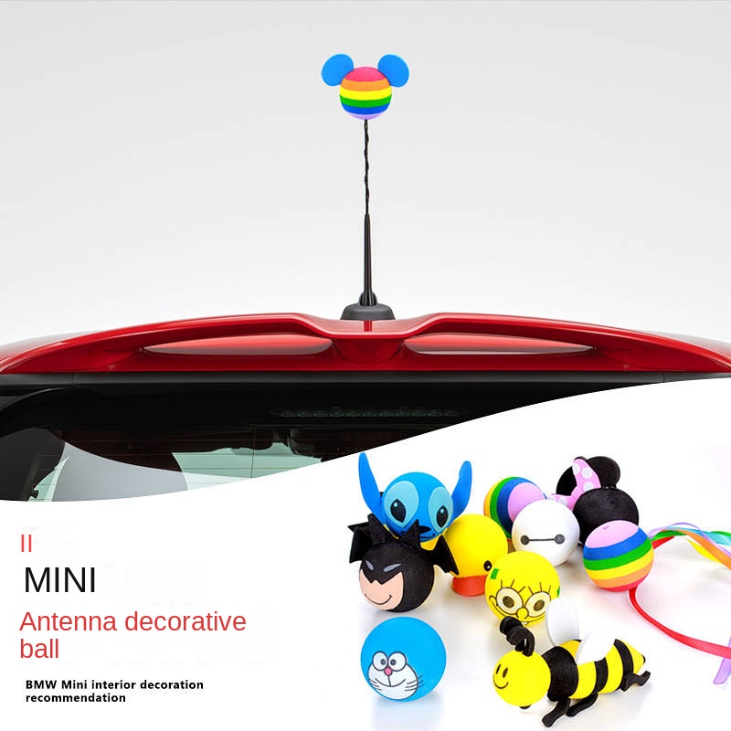 BMW Mini Antenna Decoration Golf Cart Outer Decoration Cute Cartoon ...