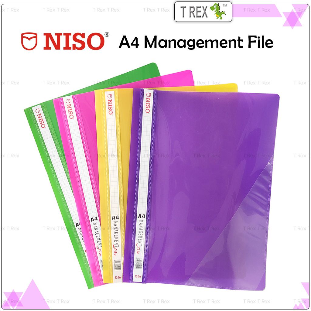 Niso A4 Management File Random Color/ PP Plastic Document Organizer ...